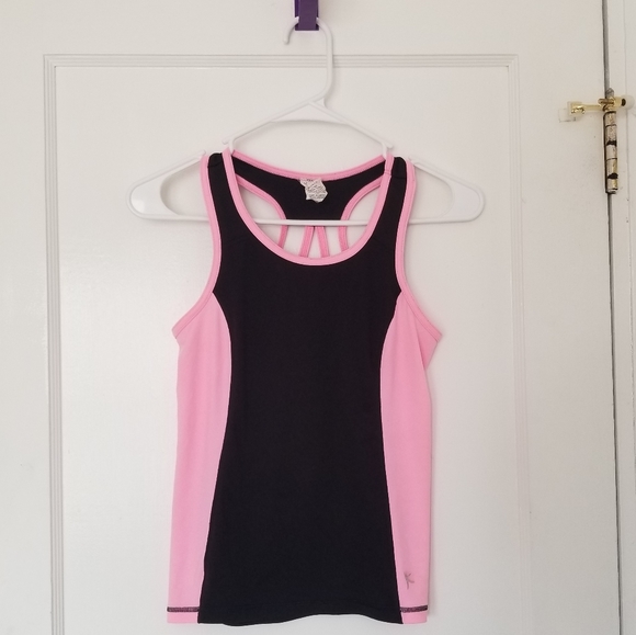 Danskin Now | Shirts & Tops | Danskin Girls Black Pastel Pink ...
